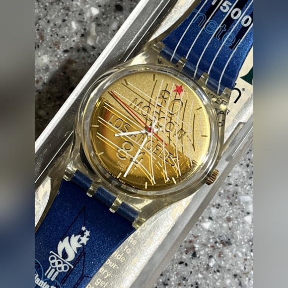 SwissGear | Wearables | Rare Vintage Swatch Watch Sebastian Coe Moscow ...